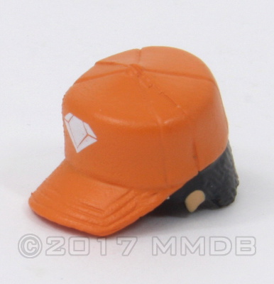 Minimate Database: Baseball Cap (Orange) with Diamond Logo
