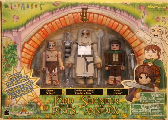 Minimate Database: Gollum (calm) & Gandalf the White & Frodo & Uruk-hai ...
