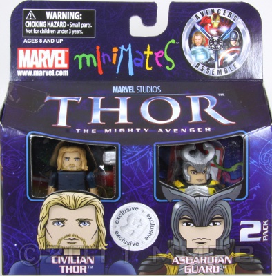 Minimate Database: Civilian Thor & Asgardian Guard