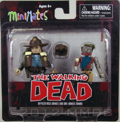 Minimate Database: Officer Rick Grimes & One-Armed Zombie