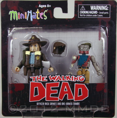 Minimate Database: Officer Rick Grimes and One-Armed Zombie