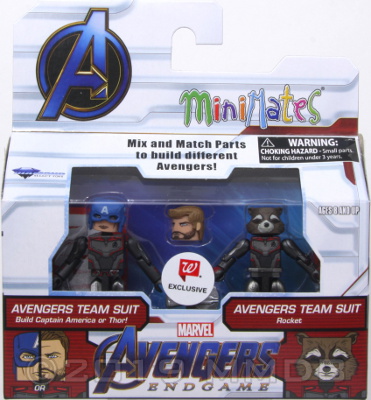 Minimate Database: Avengers Team Suit Cap/Thor & Avengers Team Suit Rocket